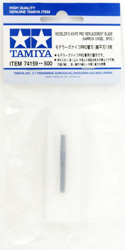 TAM74159 Tamiya Modeler’s Knife Pro Replacement Blade (Narrow Chisel /5 ...
